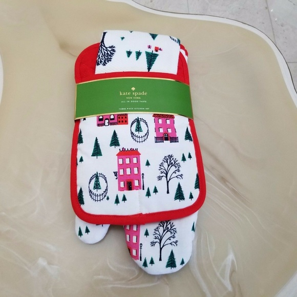 kate spade | Kitchen | Kate Spade New York Holiday Village Kitchen Set ...